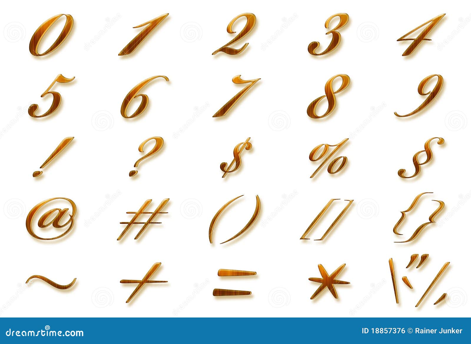 Collection of numbers stock illustration. Illustration of clipart ...