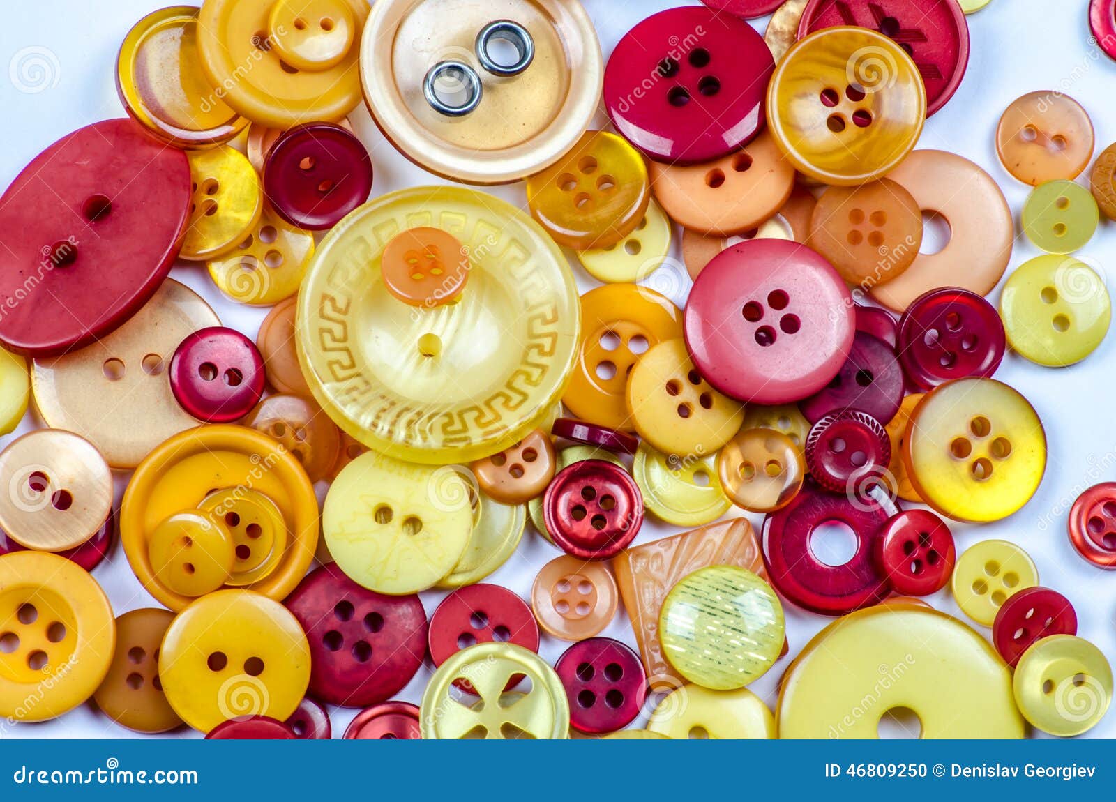 Collection of Old Buttons stock photo. Image of wear - 46809250