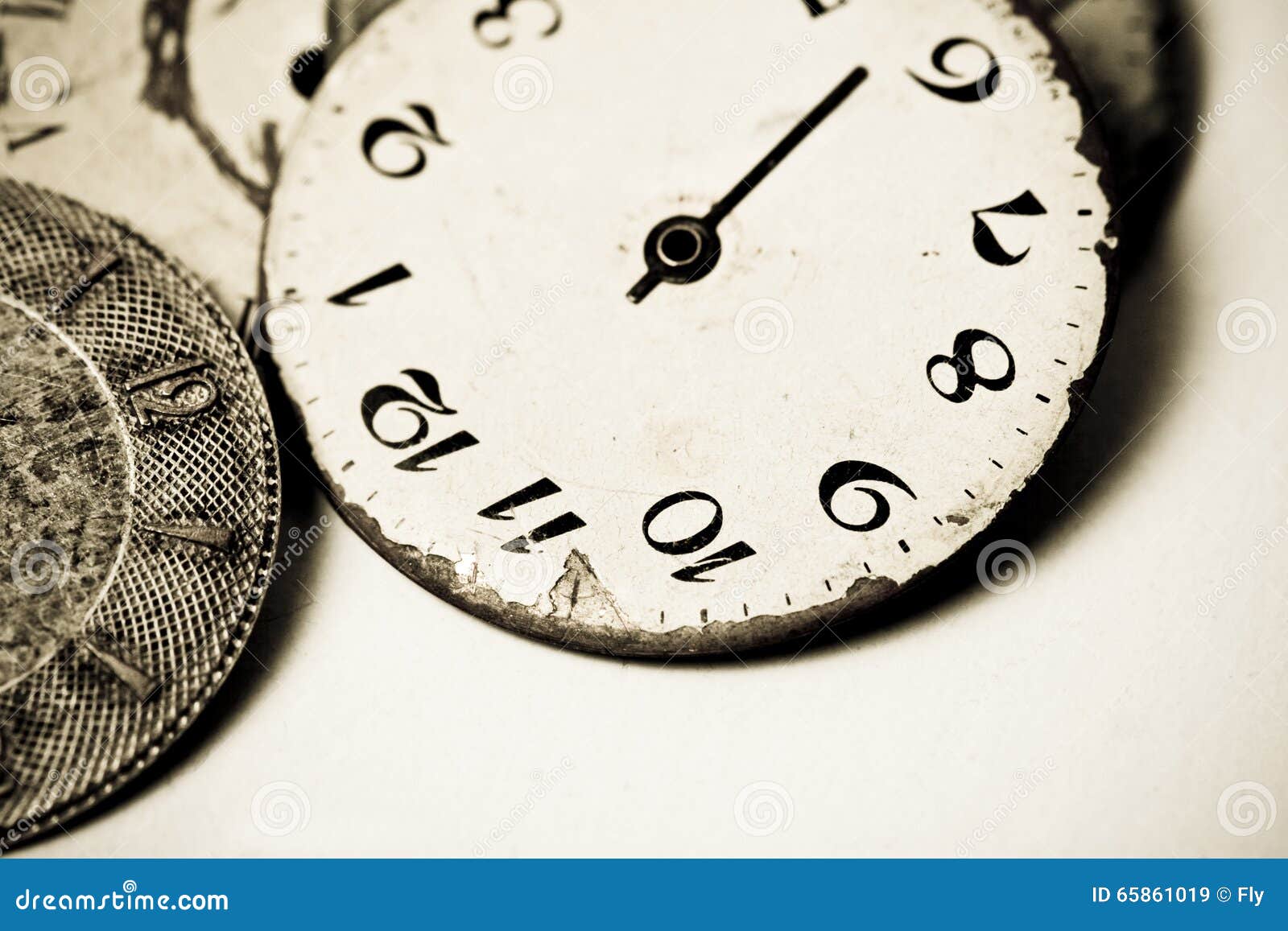 Collection of Old Clock Dials Stock Image - Image of concept, gear ...