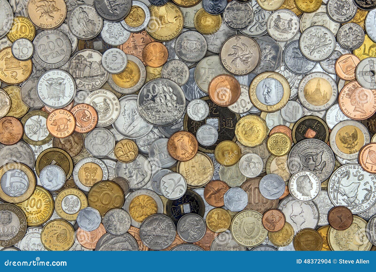 Collection of Old Coins stock photo. Image of money, spend - 48372904