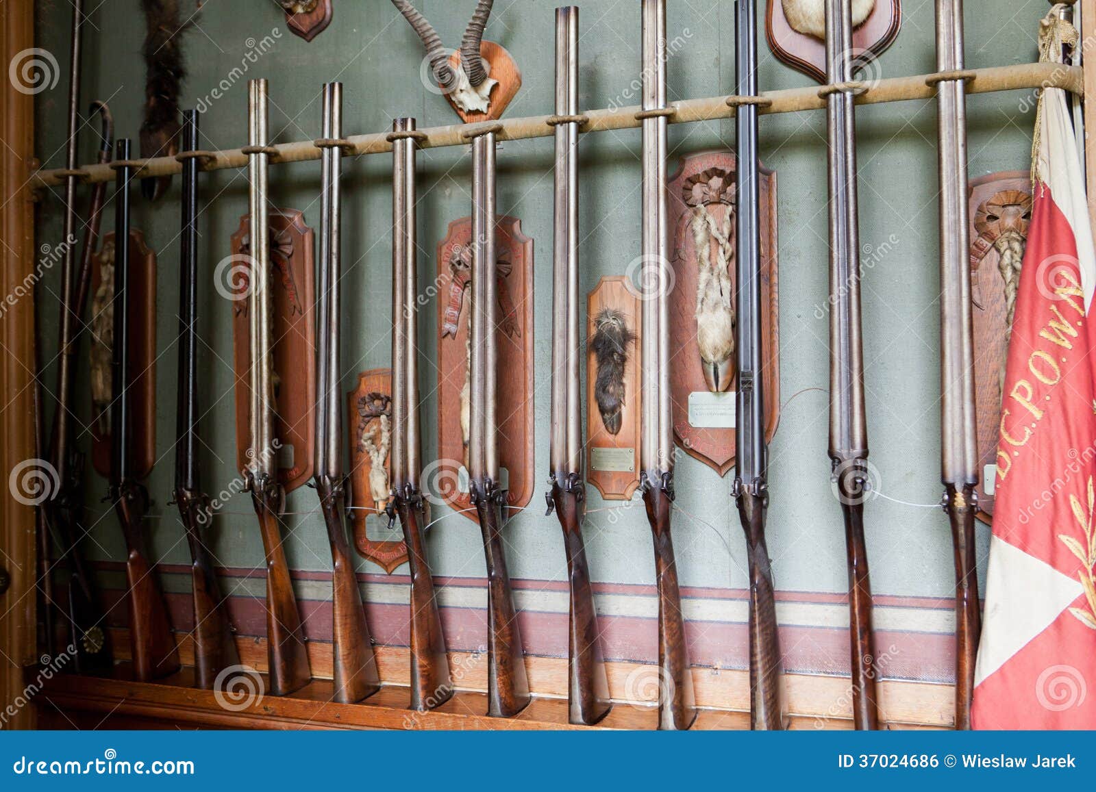 The Collection of the Old Hunting Weapon Editorial Photo - Image of ...