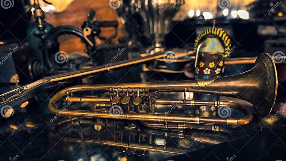 Collection of Old Instruments Stock Image - Image of stained, machine ...