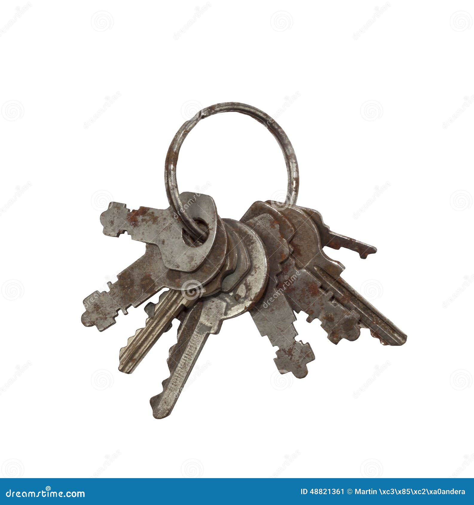 Collection of Old Rusty Keys Stock Image - Image of frame, material ...