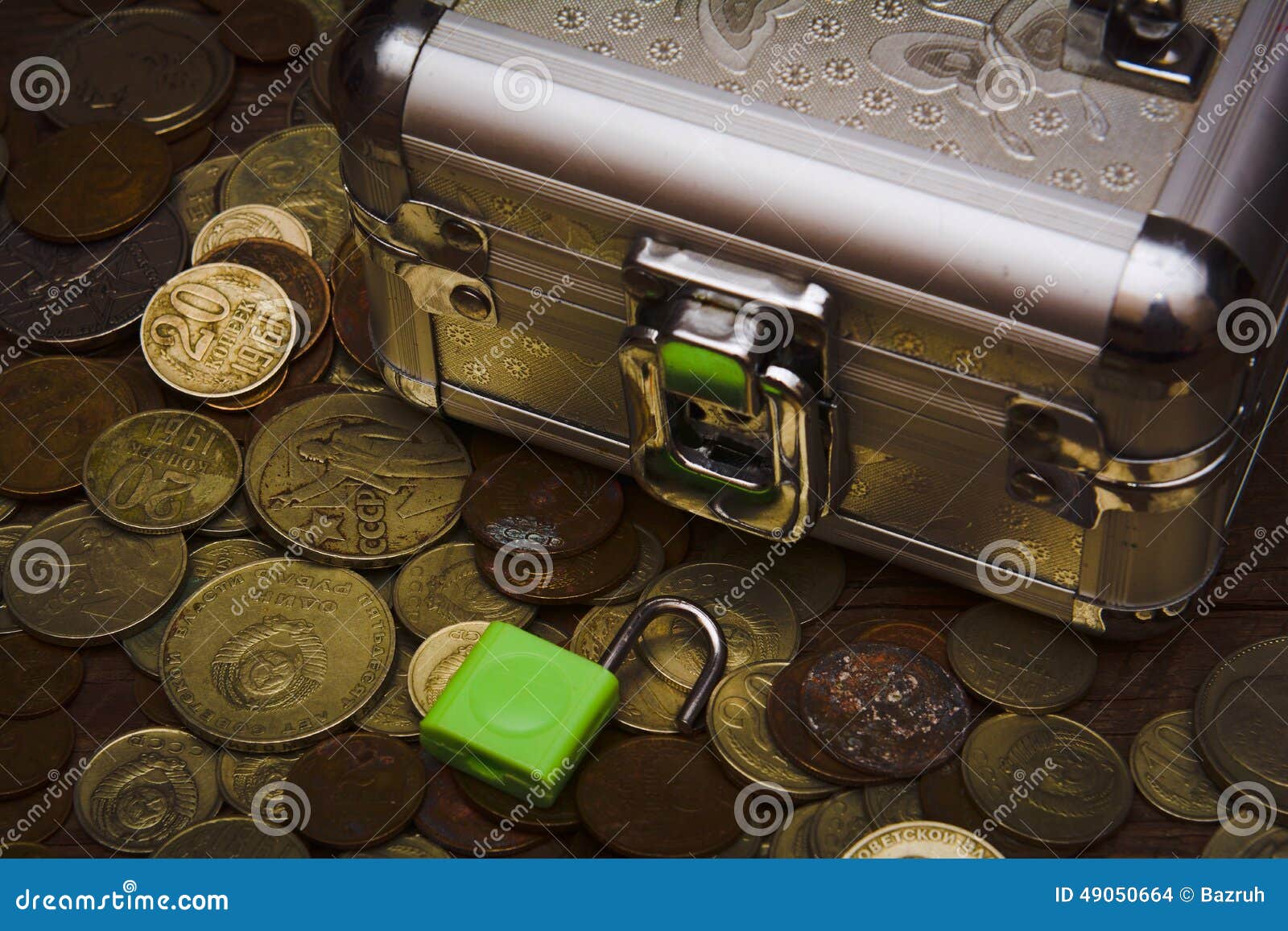 Collection of Old Soviet Coins Rubls Stock Photo - Image of rubls ...