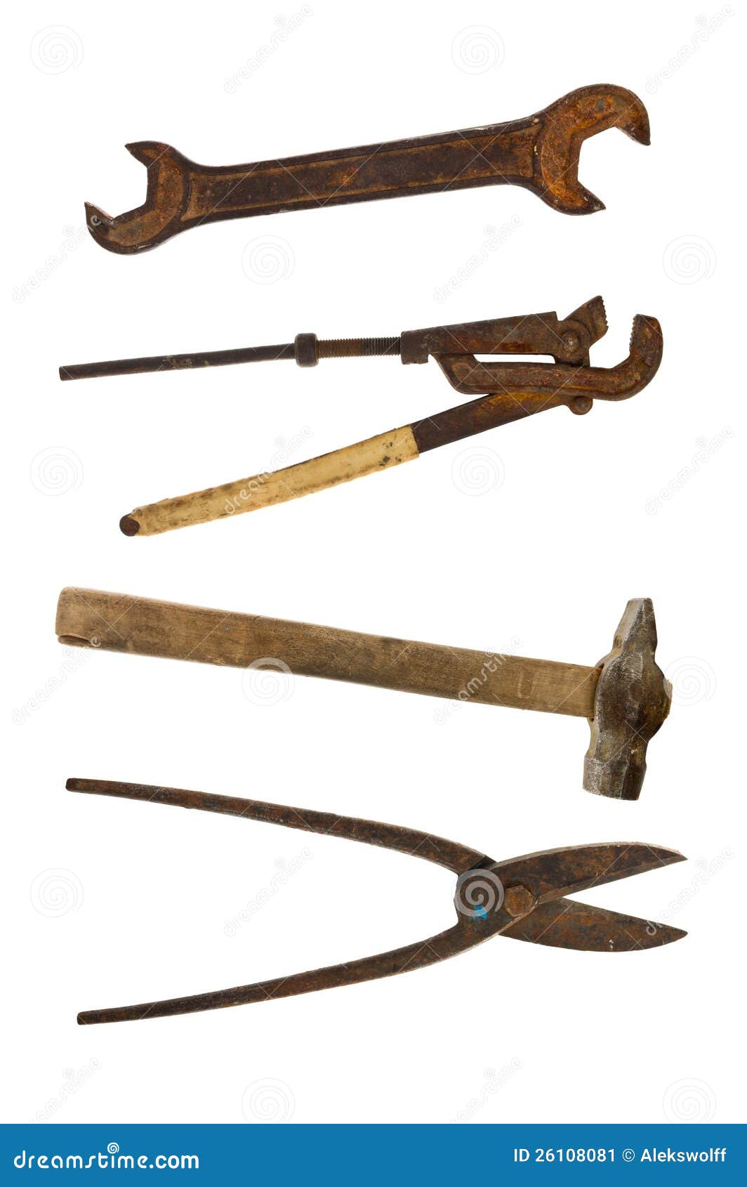Collection of old tools stock image. Image of hardware - 26108081