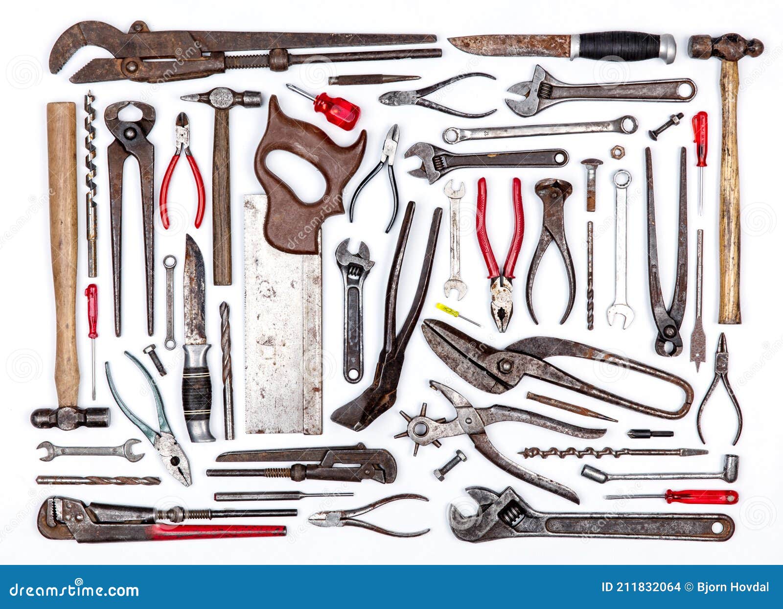 Collection of old tools stock photo. Image of closeup - 211832064