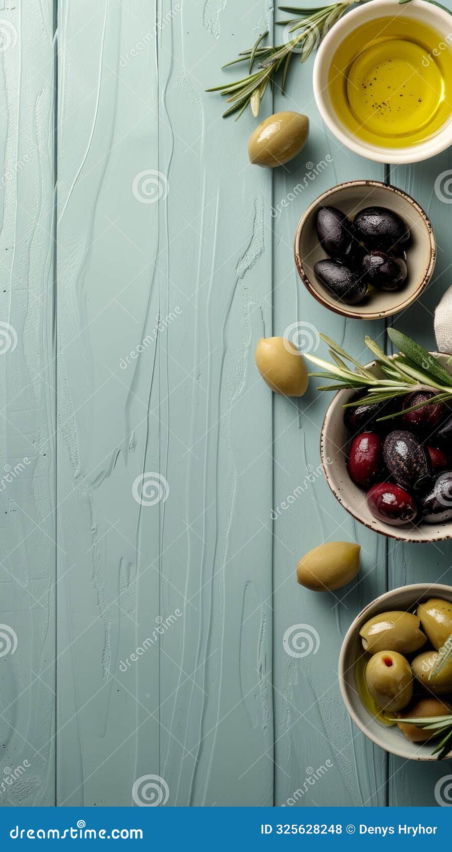 A Collection of Olives in Different Shapes and Sizes Arranged Neatly in ...