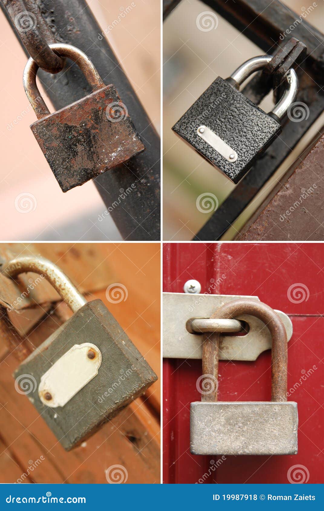 Collection of padlocks stock photo. Image of shape, unlocking - 19987918