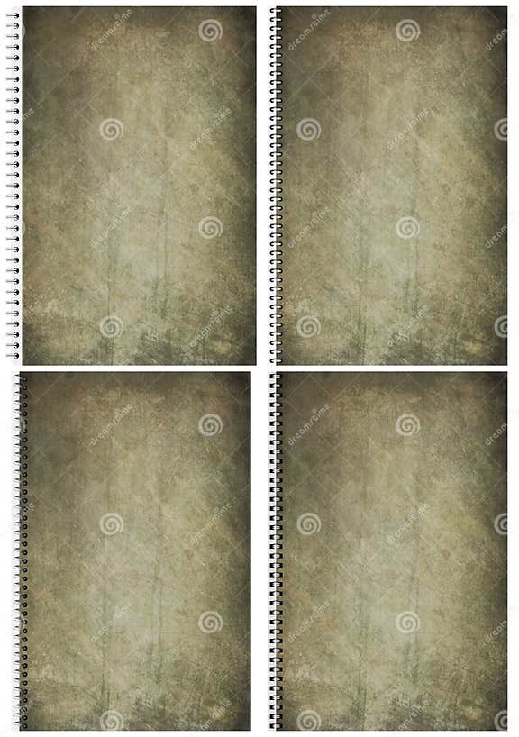 Collection of 4 Paper Sheet with Different Spiral Bindings for Posters ...