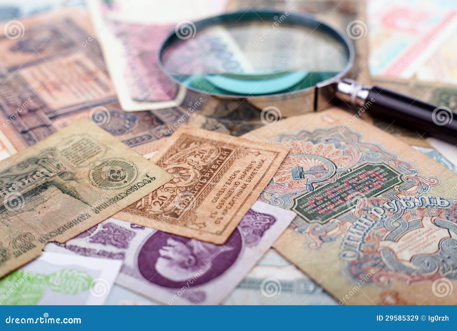 Collection of paper money stock image. Image of foreign - 29585329
