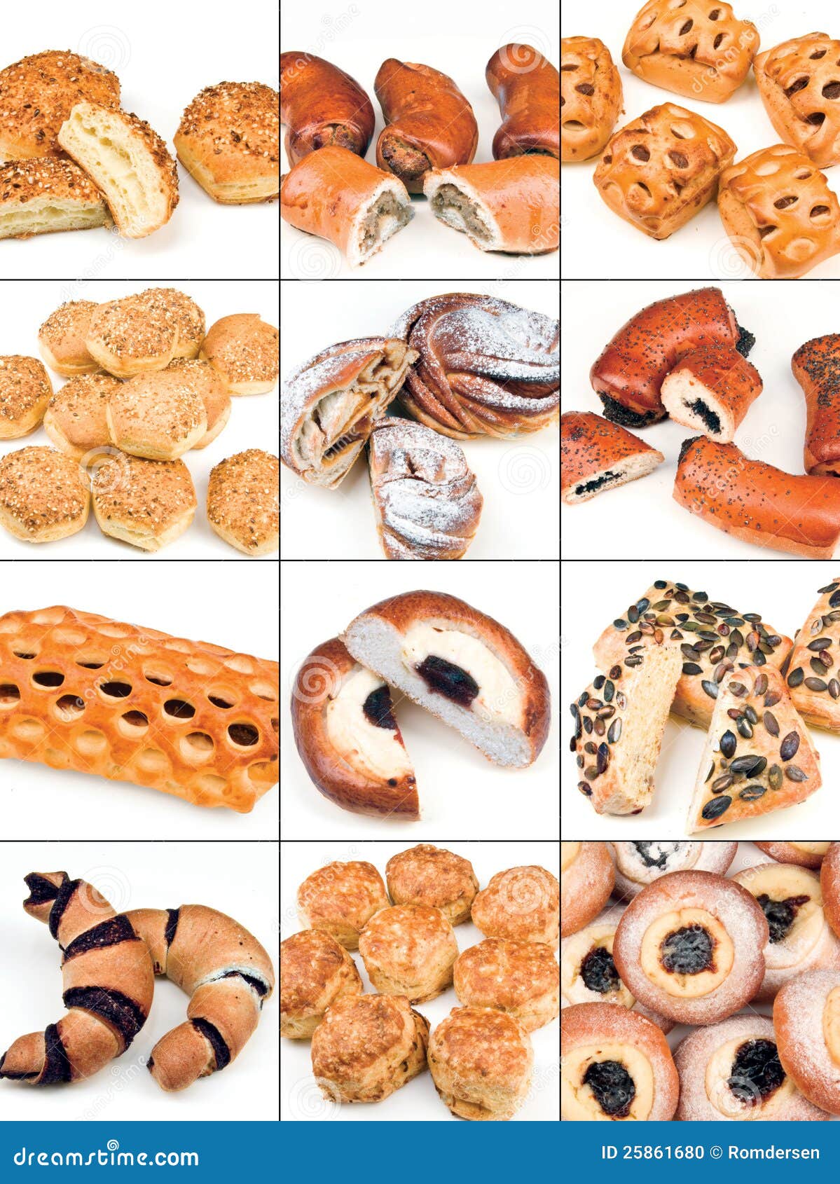 Collection of pastries stock photo. Image of fresh, group - 25861680