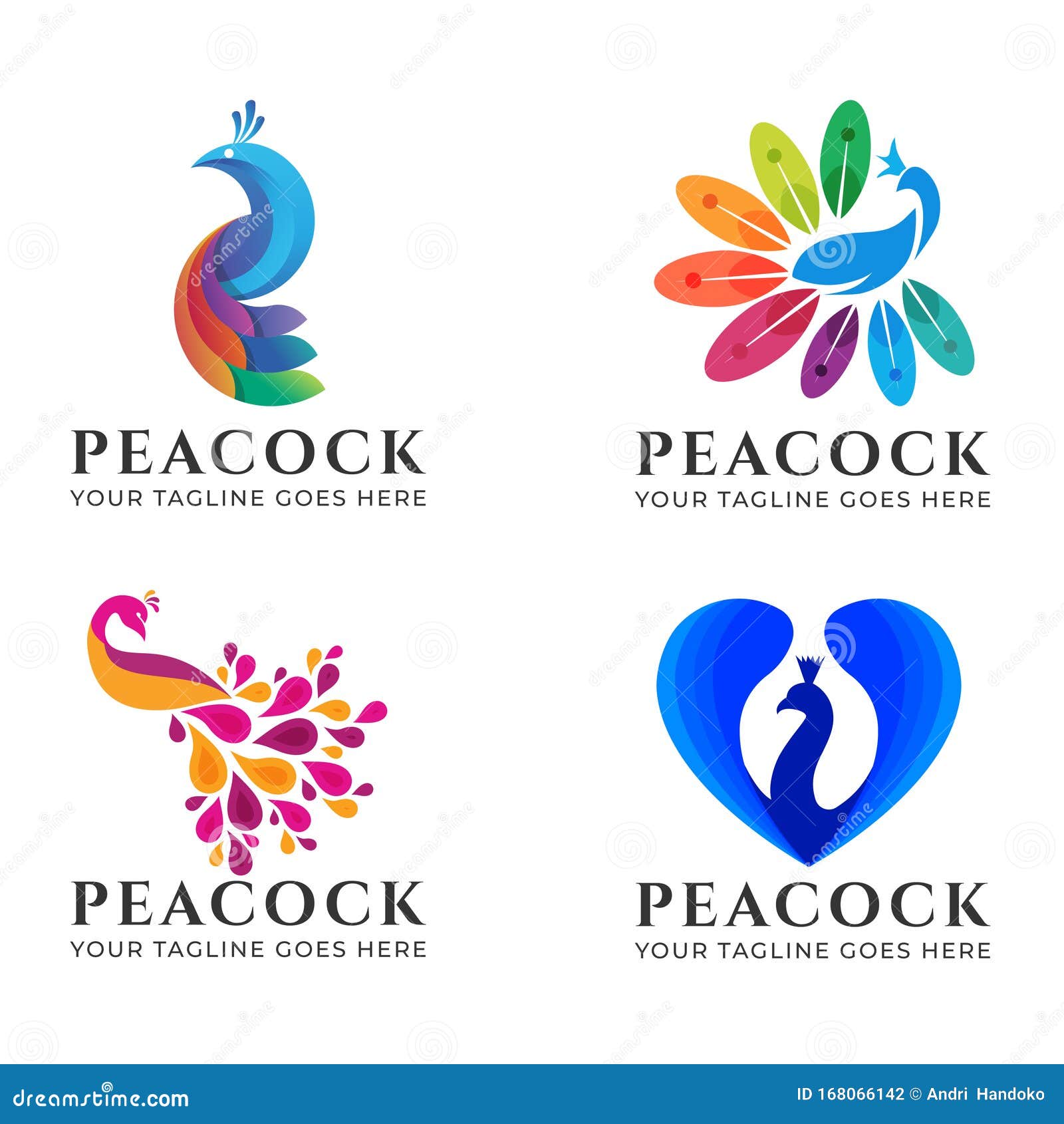 Clipart Of Peacock Logo Design