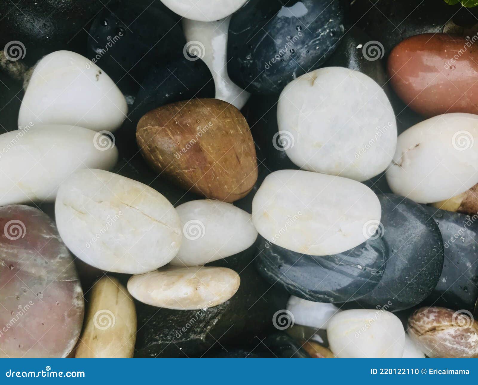 Collection of Pebble, Assorted Stones. Stock Photo - Image of concept ...