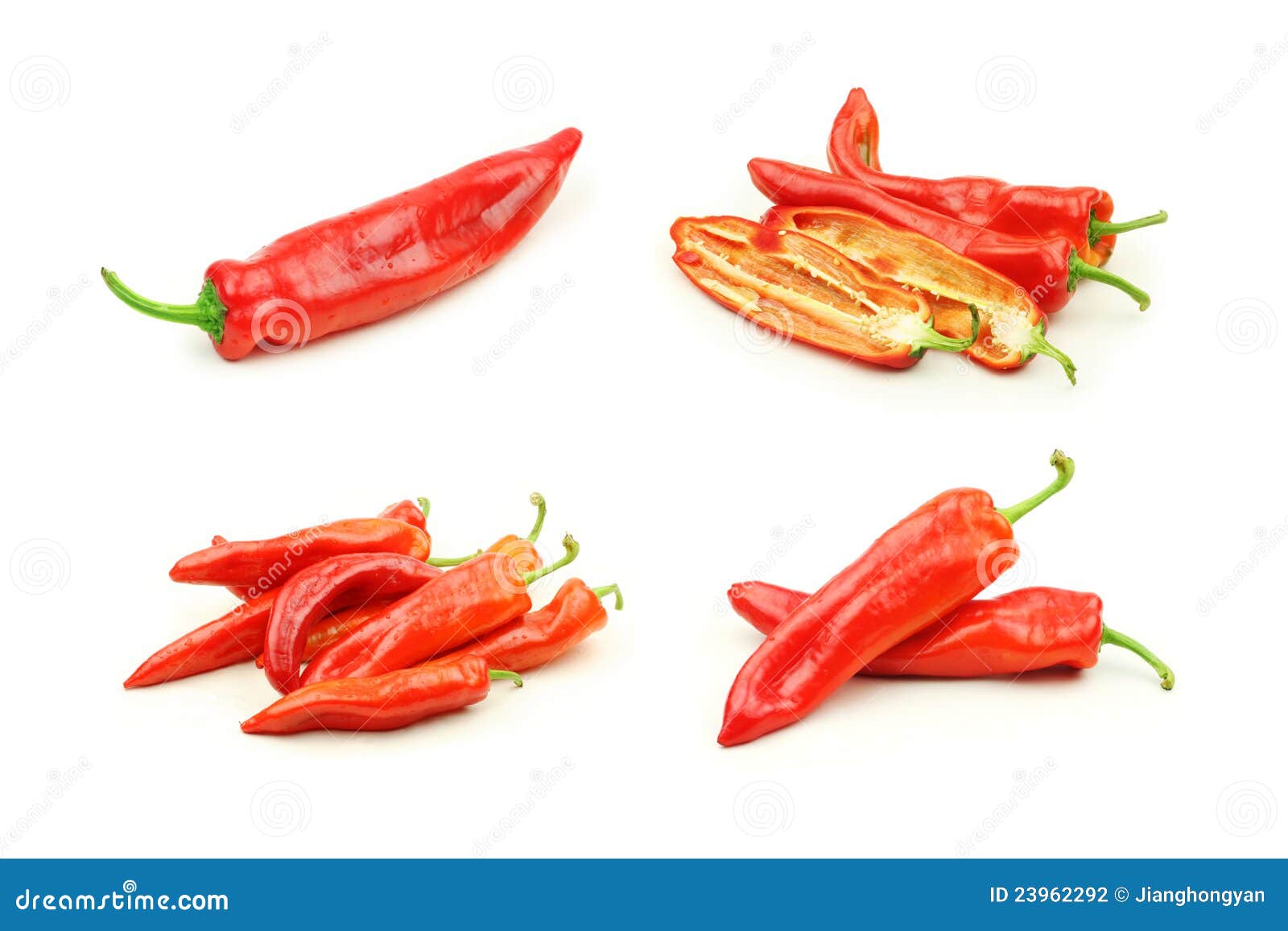 Collection of Pepper Fruits Stock Photo - Image of collection, isolated ...