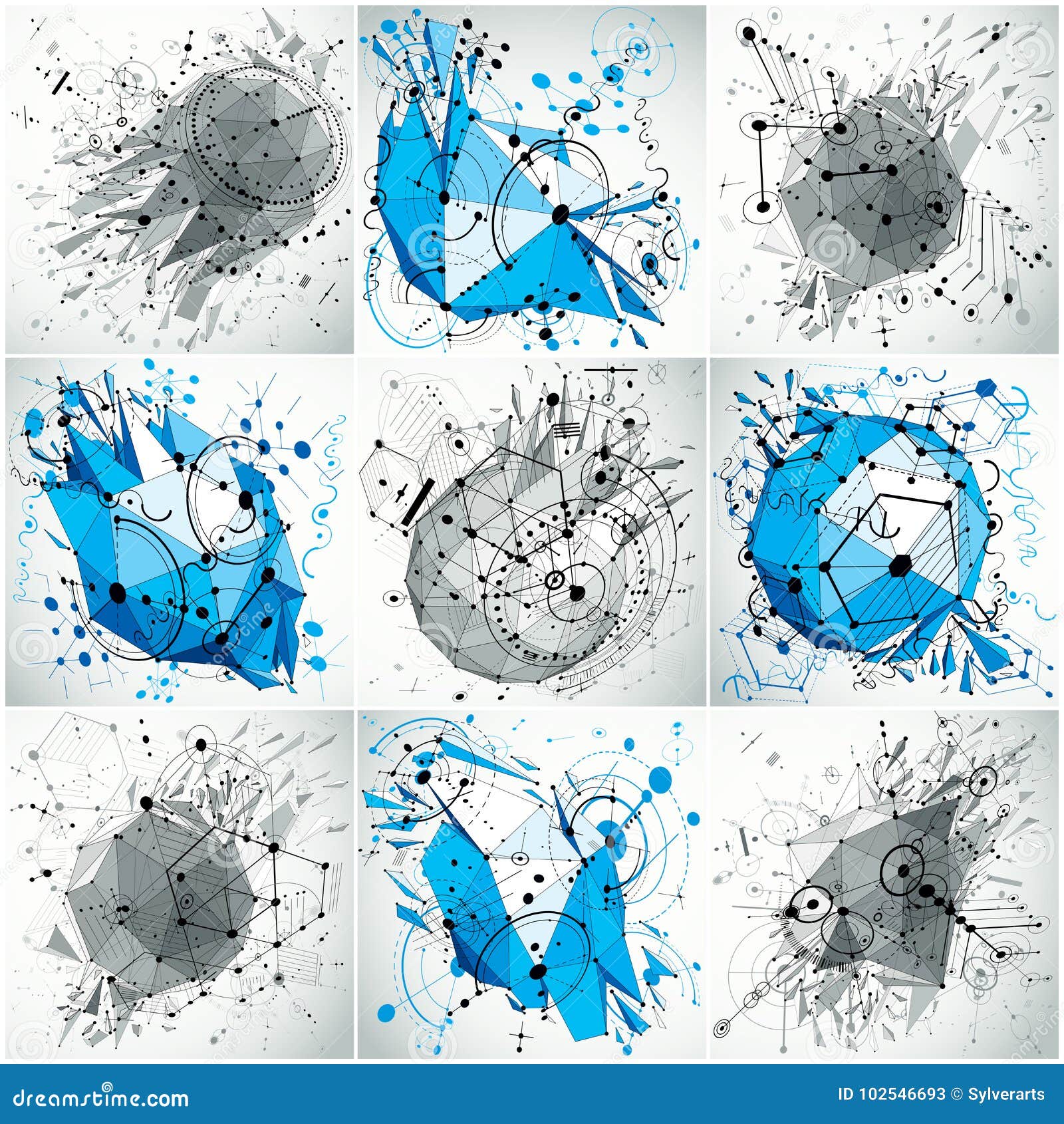 Collection of Perspective Vector Wallpapers Made in Low Poly Mod Stock ...