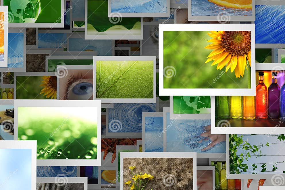 Collection of photos stock illustration. Illustration of graphic - 5801599