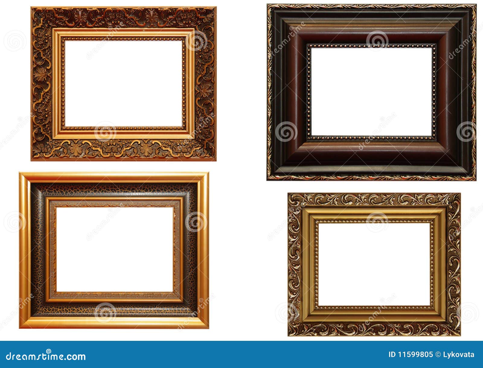 Collection of Picture Frames Stock Image - Image of wood, retro: 11599805
