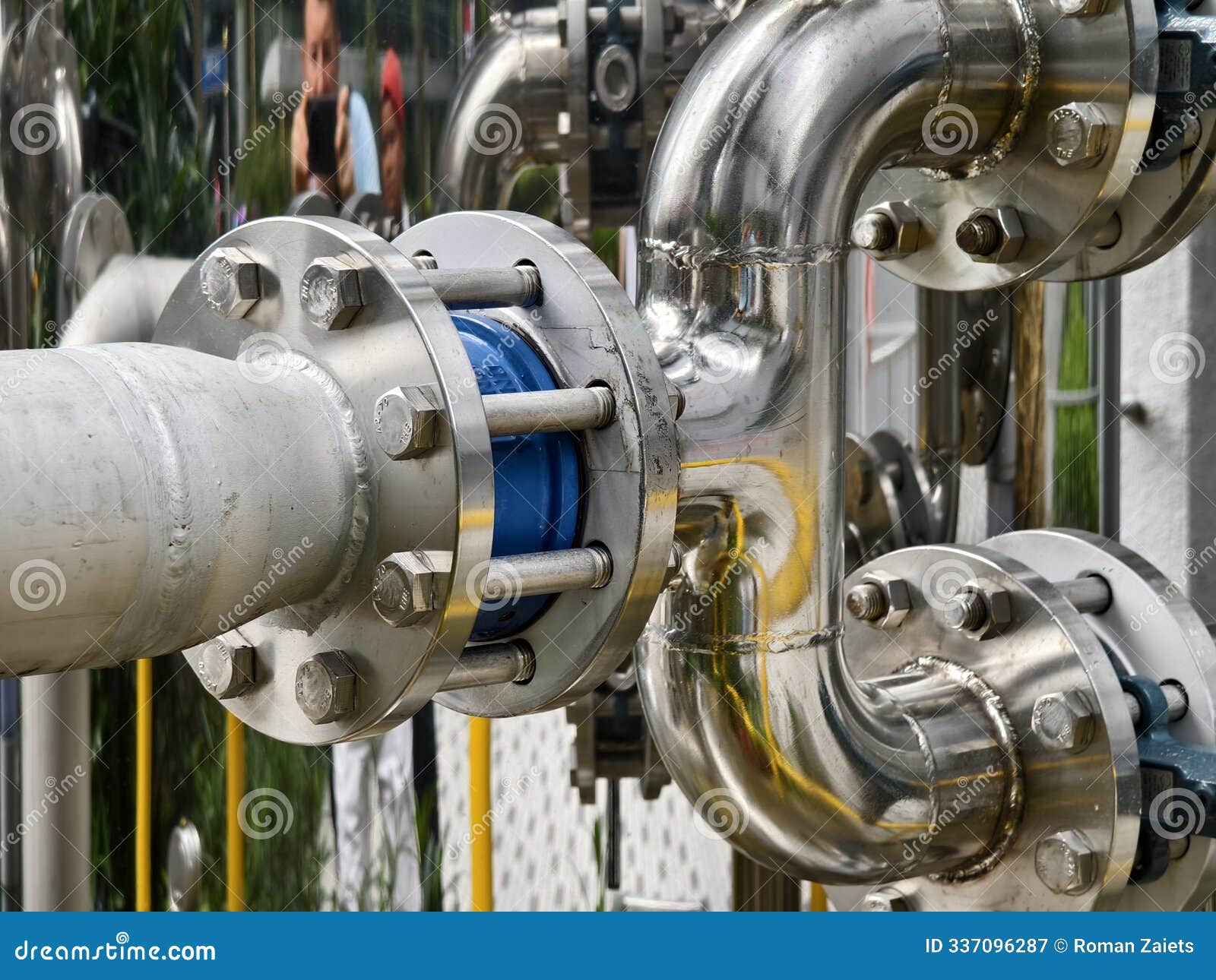 A Collection of Pipes is Interconnected with Each Other Stock Image ...