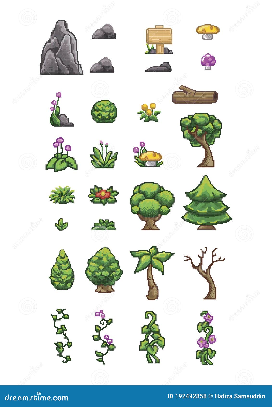 Growing Tree Sprite Sheet