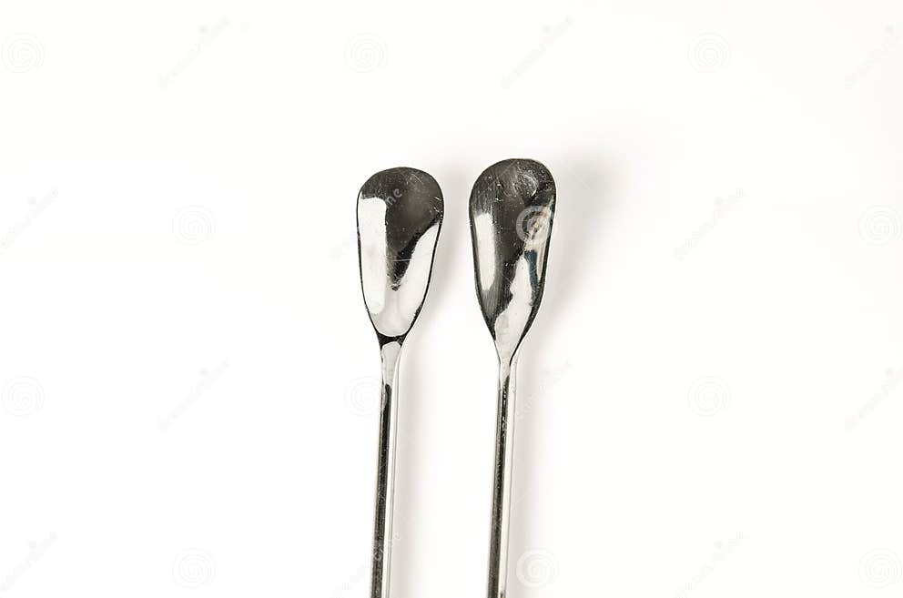 Collection of Plant Tissue Laboratory Instruments on White Backg Stock ...