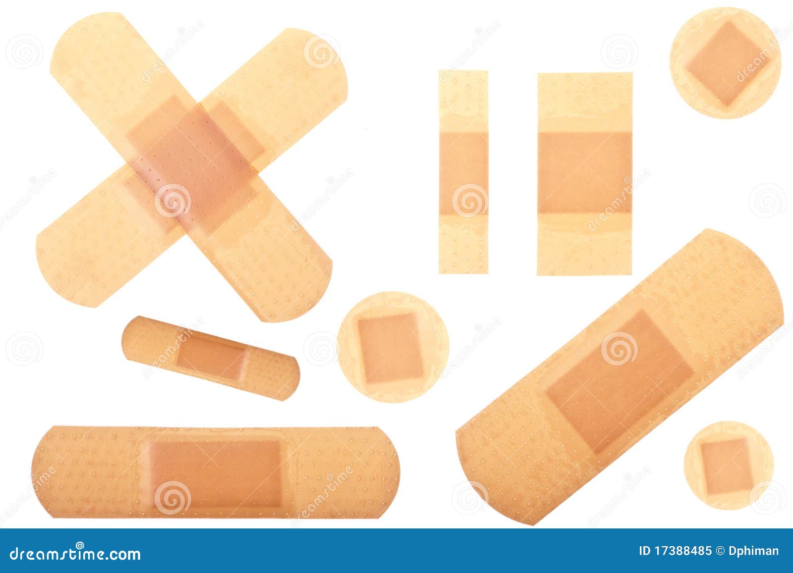 Collection of Plasters stock image. Image of emergency - 17388485