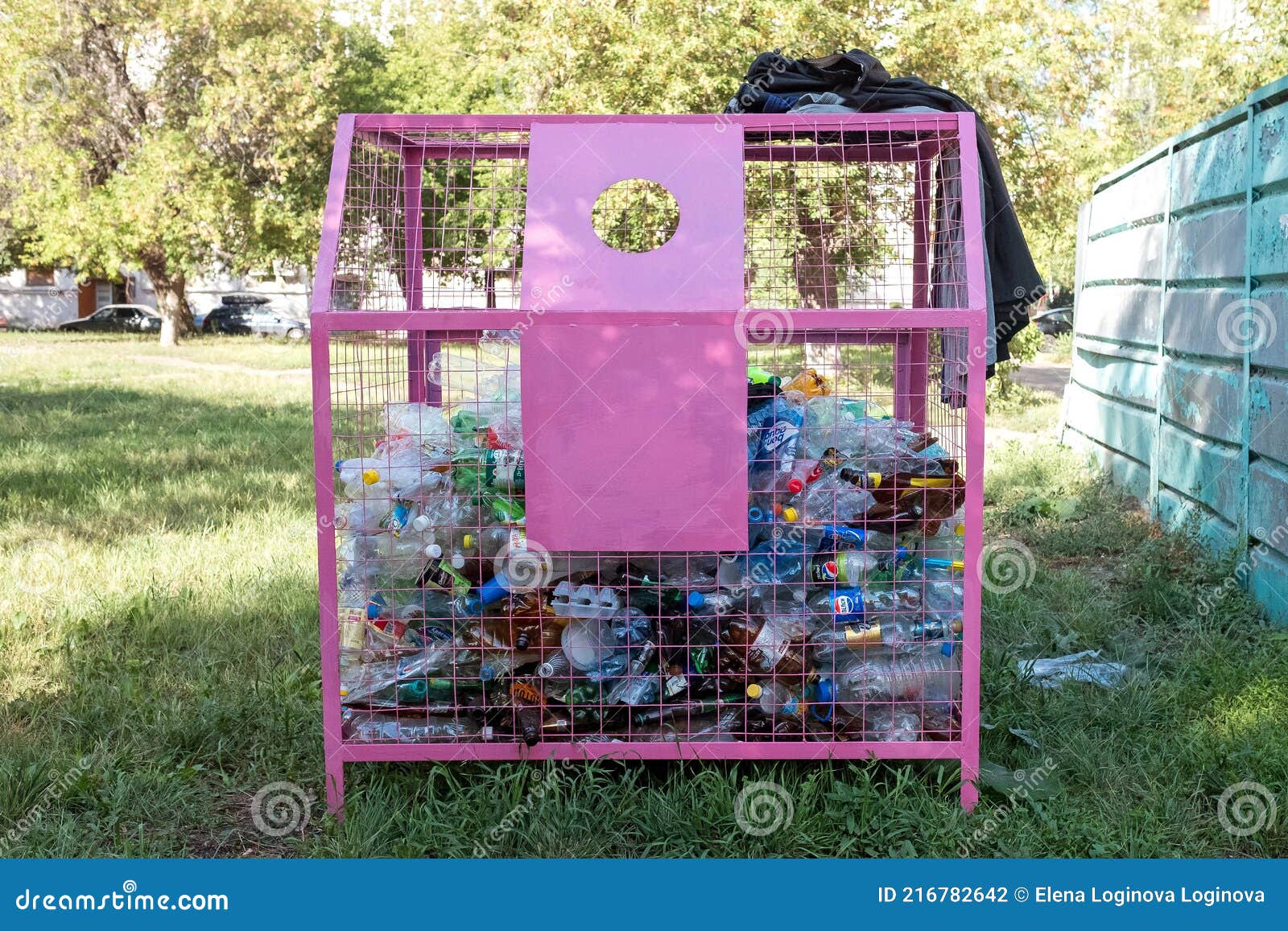 Collection of Plastic Bottles. Environmental Problem of Waste ...