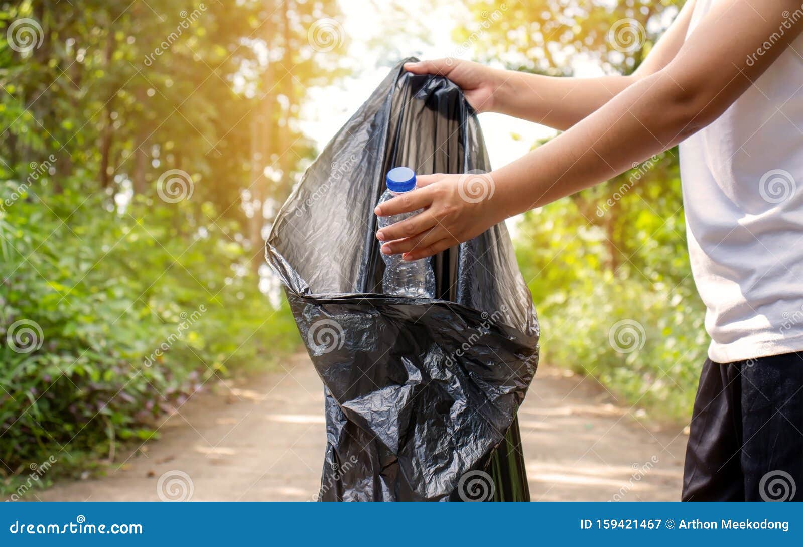 The Collection of Plastic Bottles for Recycling. Stock Image - Image of ...