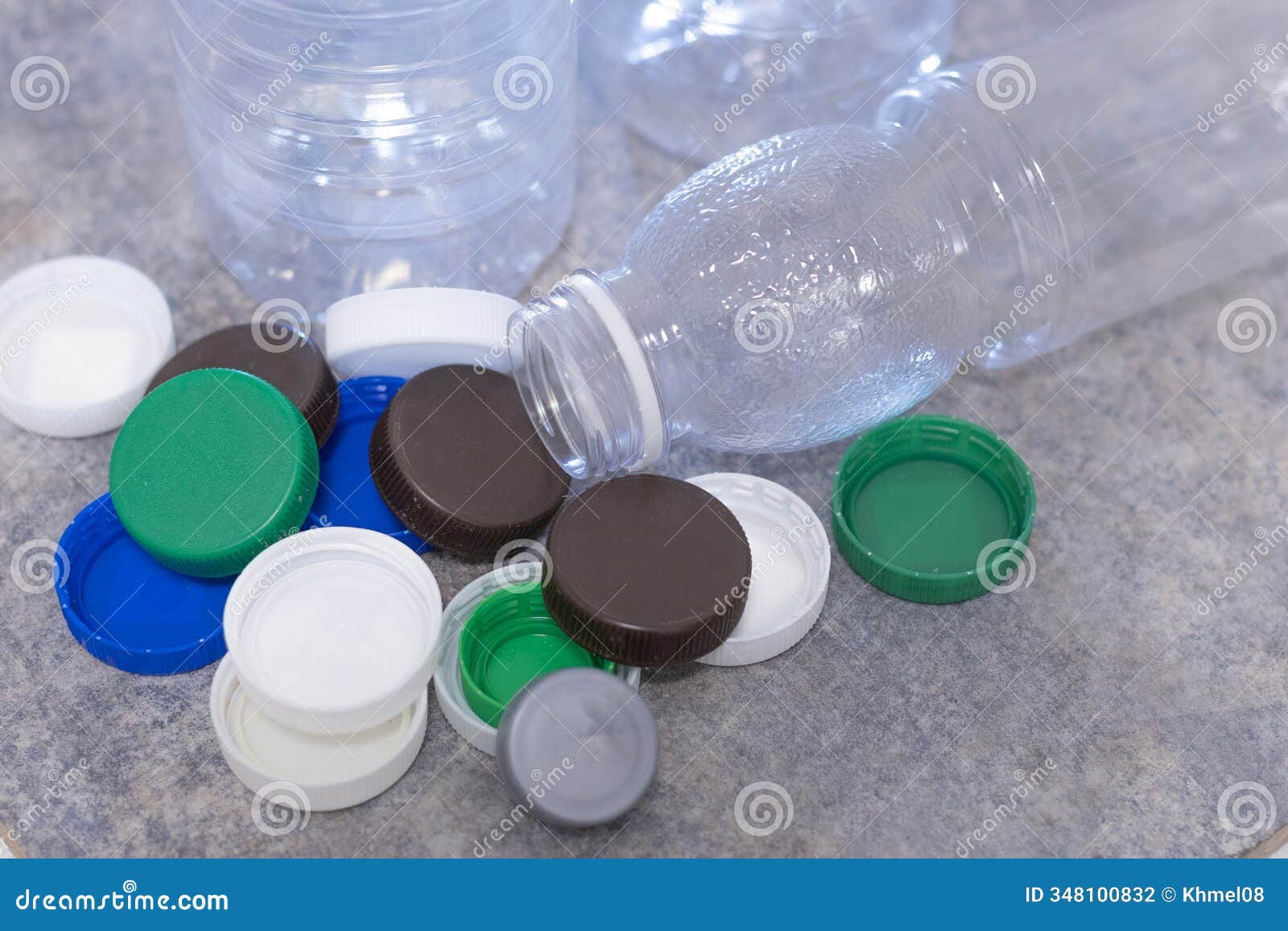 Collection of Plastic for Recycling at Home. Collection of Secondary ...
