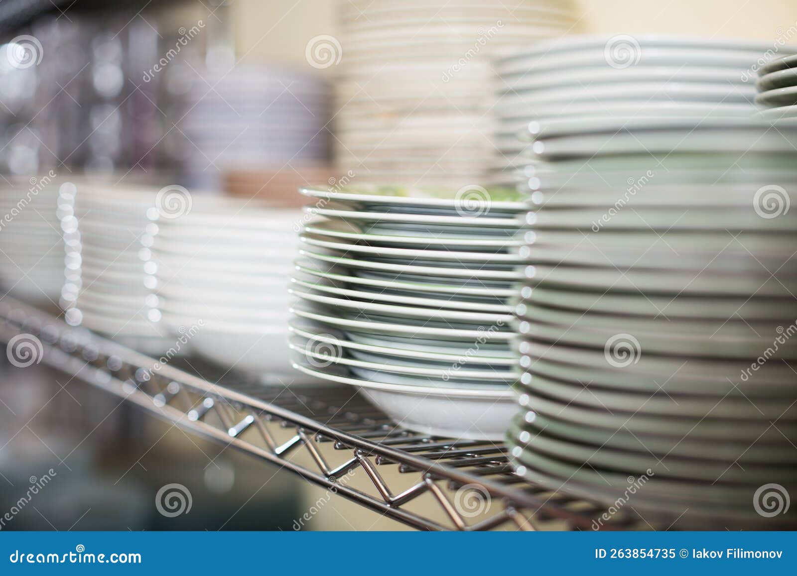Collection of Plates for Kitchen Selling Stock Image - Image of shop ...