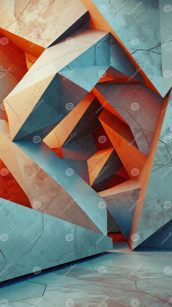 A Collection of Polygons Their Angles and Edges Creating a Striking ...