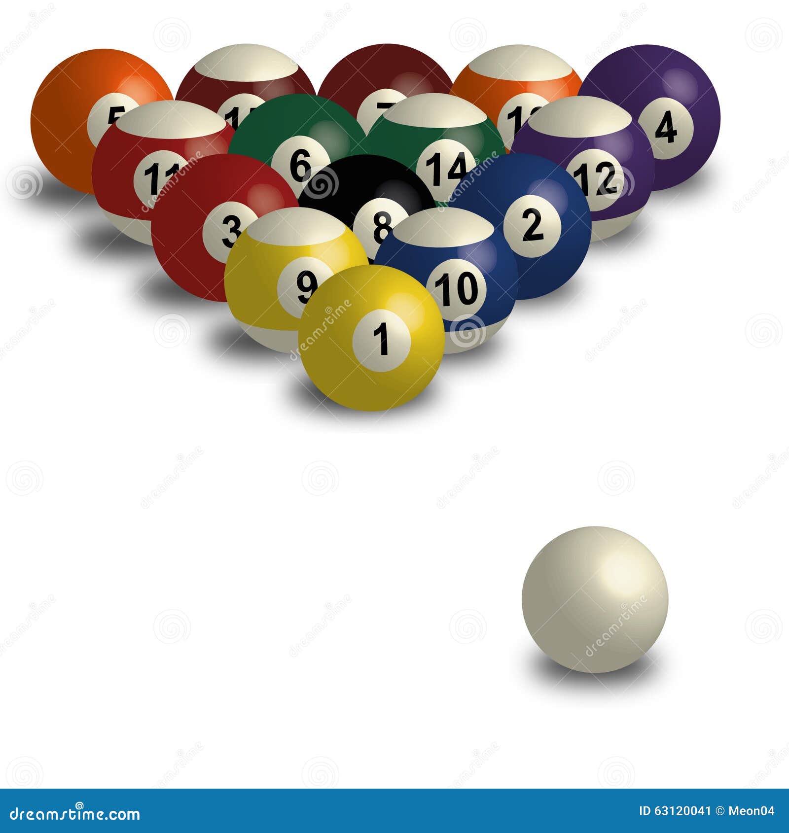 Snooker Ball On Table. Royalty-Free Stock Image | CartoonDealer.com ...