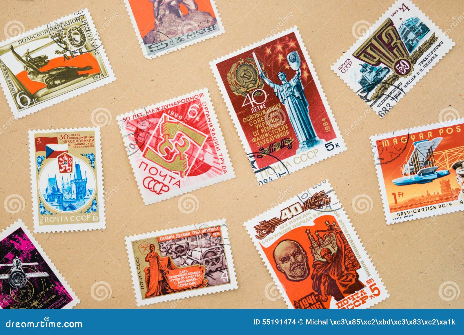 Collection of post stamps editorial stock image. Image of paper - 55191474