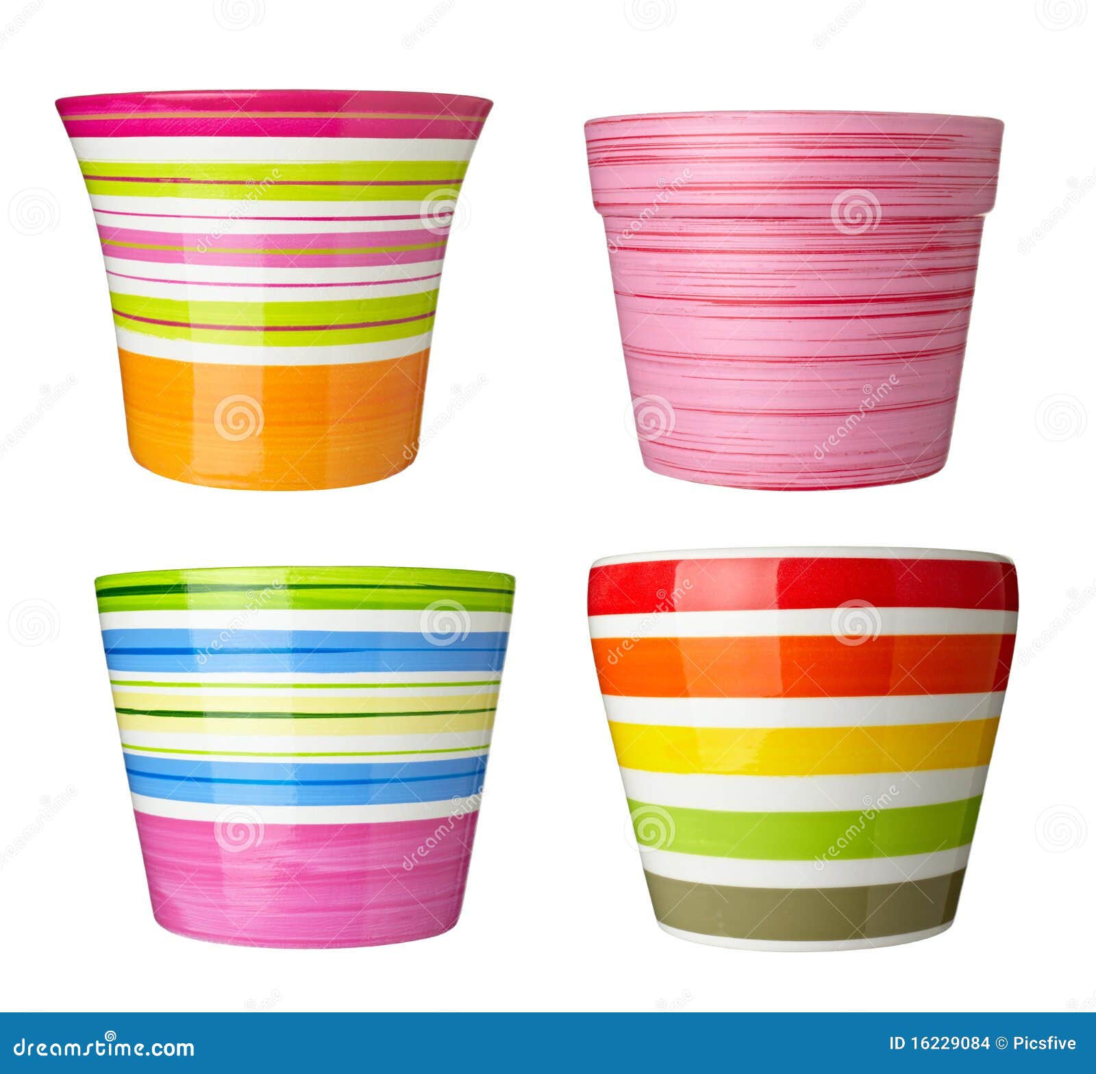 Collection of pots stock photo. Image of pots, growth - 16229084