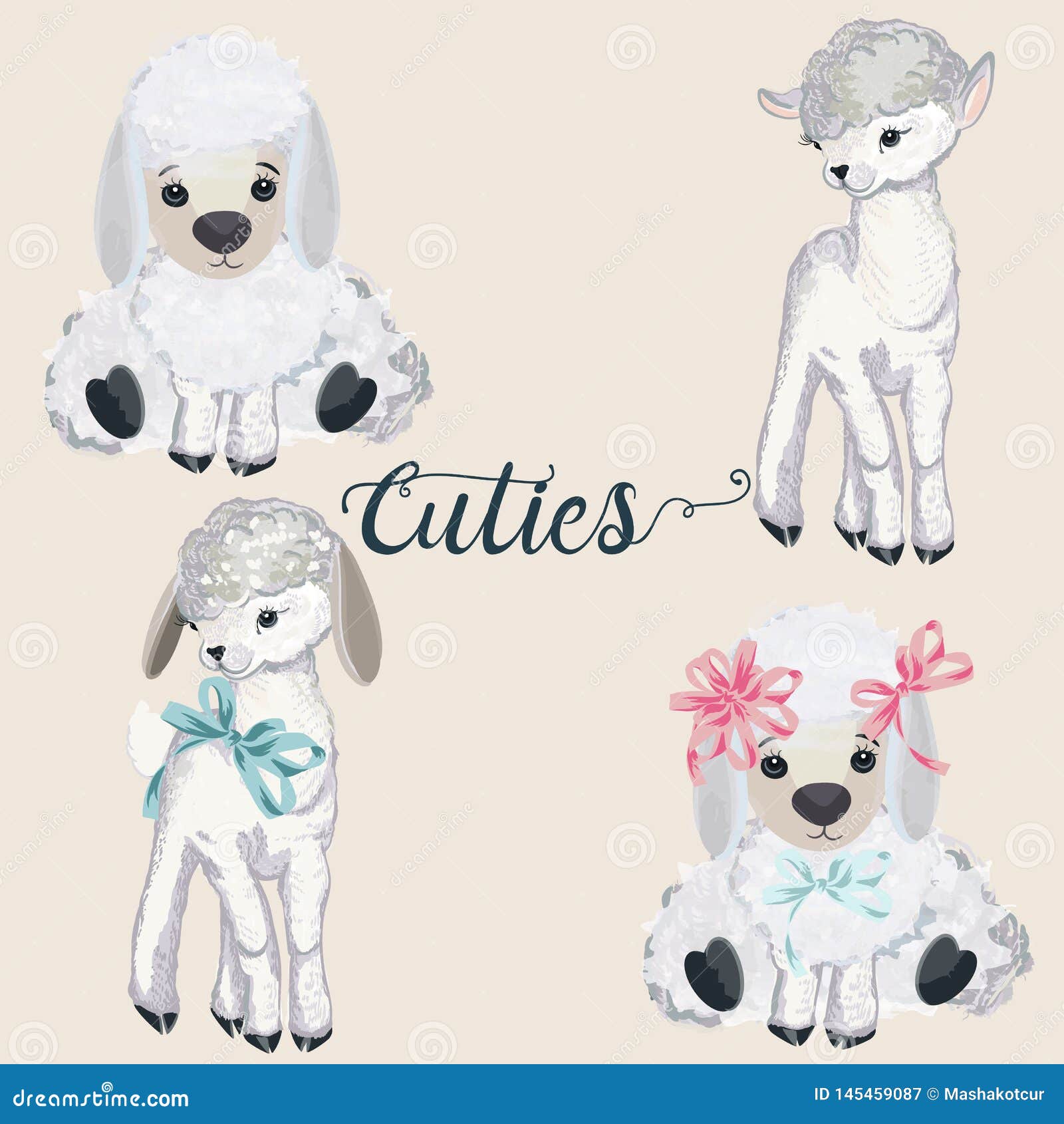 Vector Lamb Logo, Icons, Charts And Design Elements | CartoonDealer.com ...