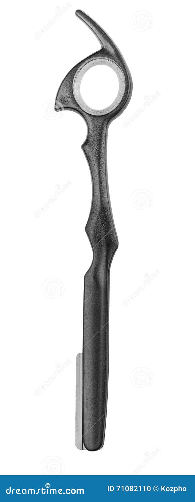 Collection of Professional Hair Brushes and Scissors Isolated on Stock ...