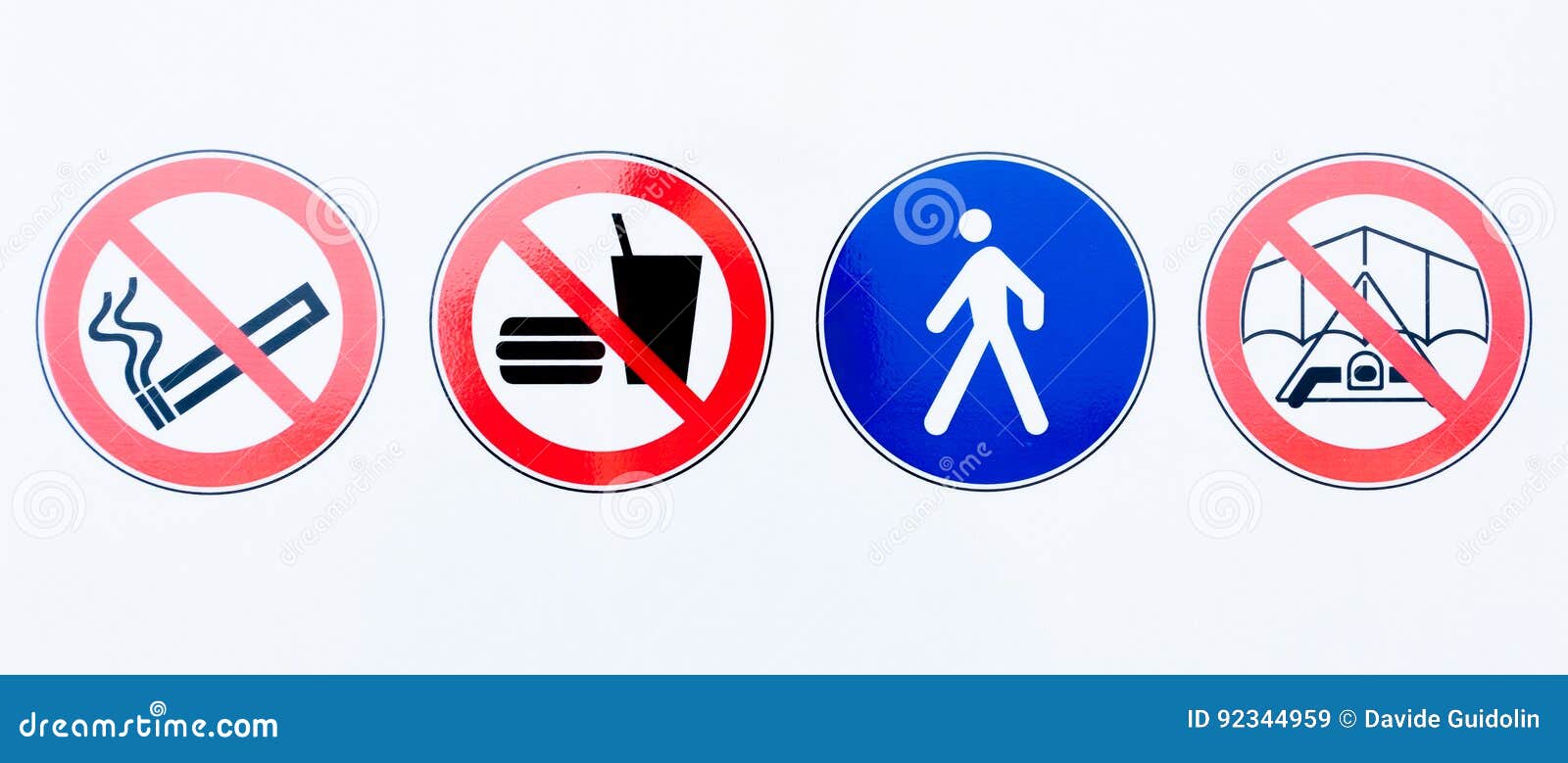 Collection of Prohibition Signs Stock Image - Image of match, real ...