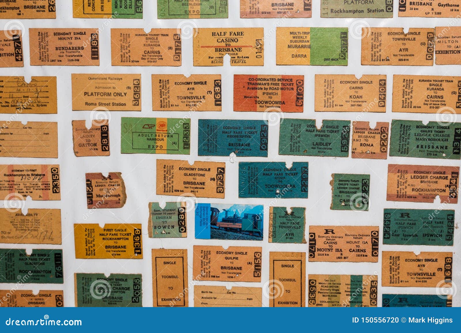 Collection of Railway Tickets Editorial Image - Image of station ...