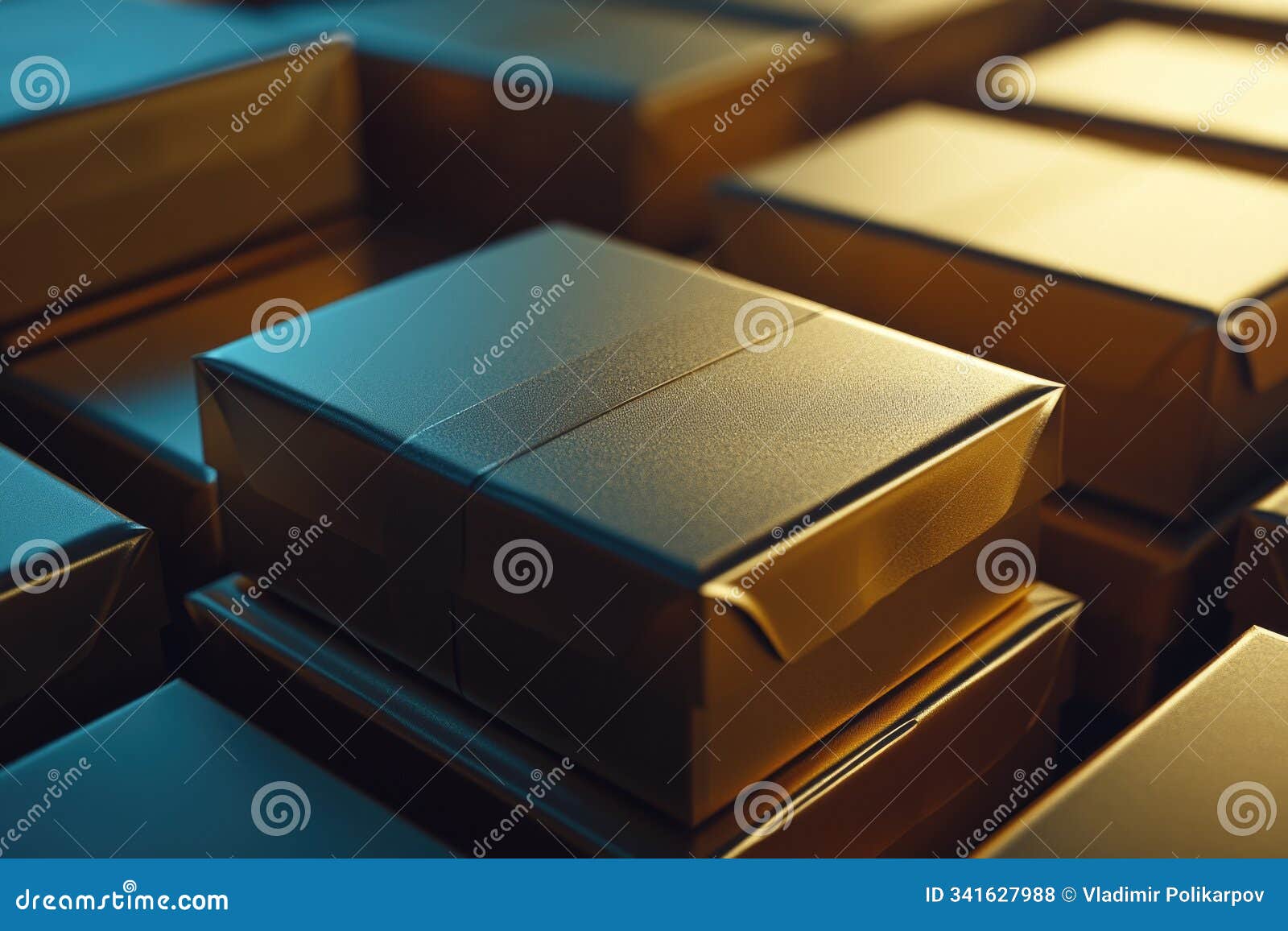 A Collection of Rectangular Boxes Stacked on Top of Each Other, Often ...