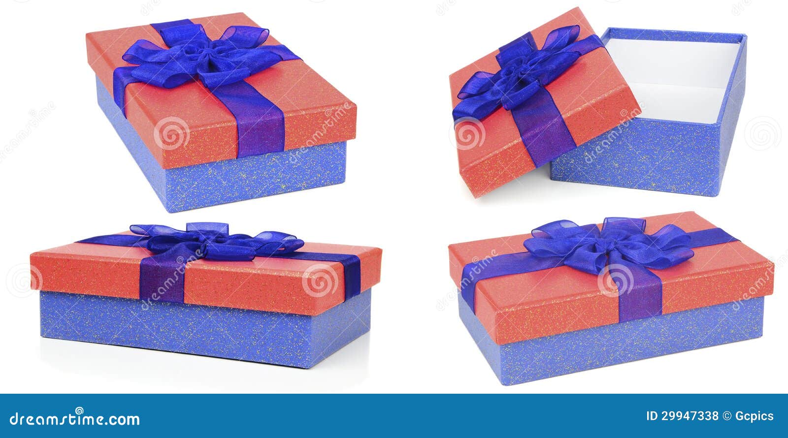 Red and blue gift boxes stock photo. Image of seasonal - 29947338