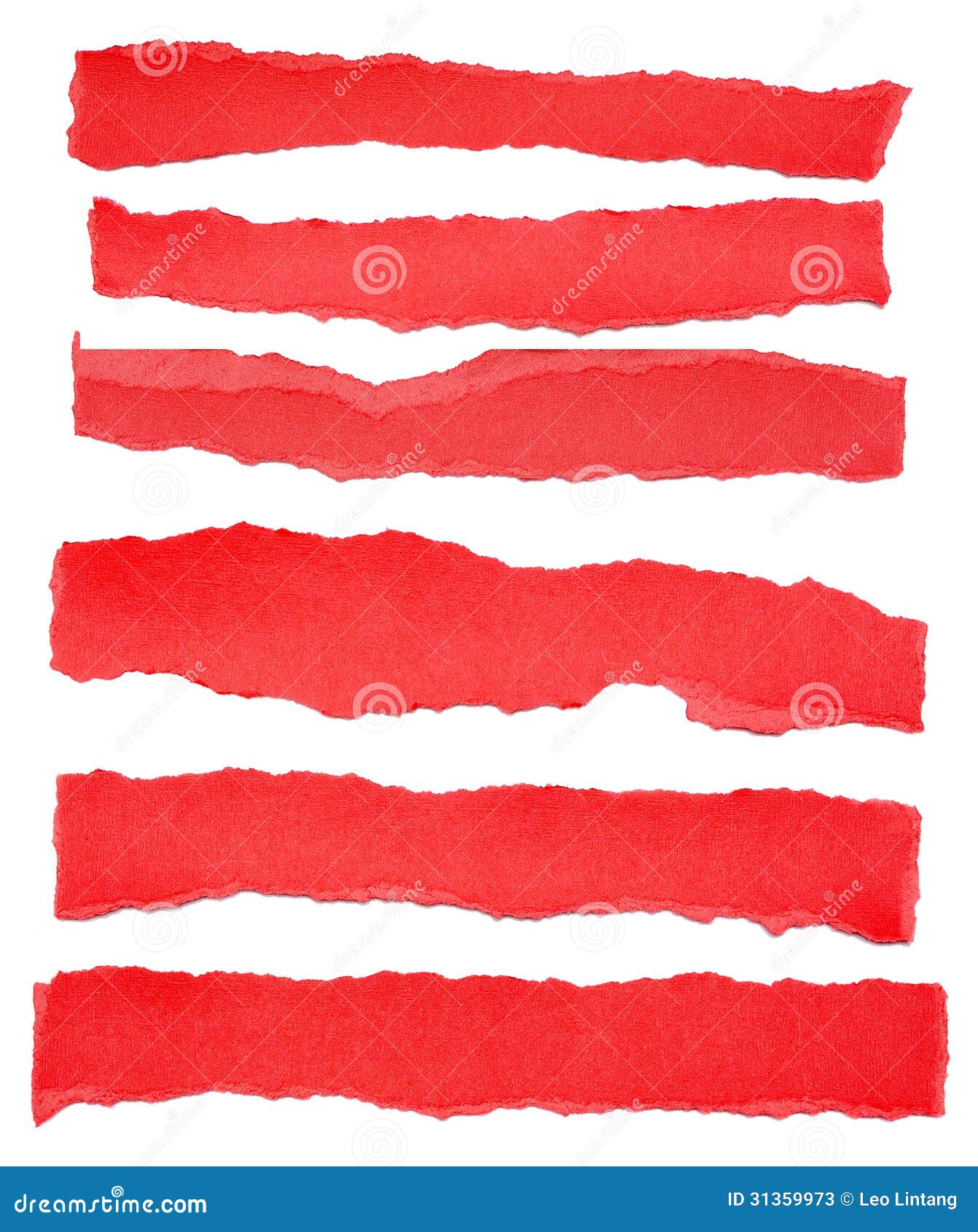 Collection of Red Paper Tears Stock Image - Image of sheet, piece: 31359973