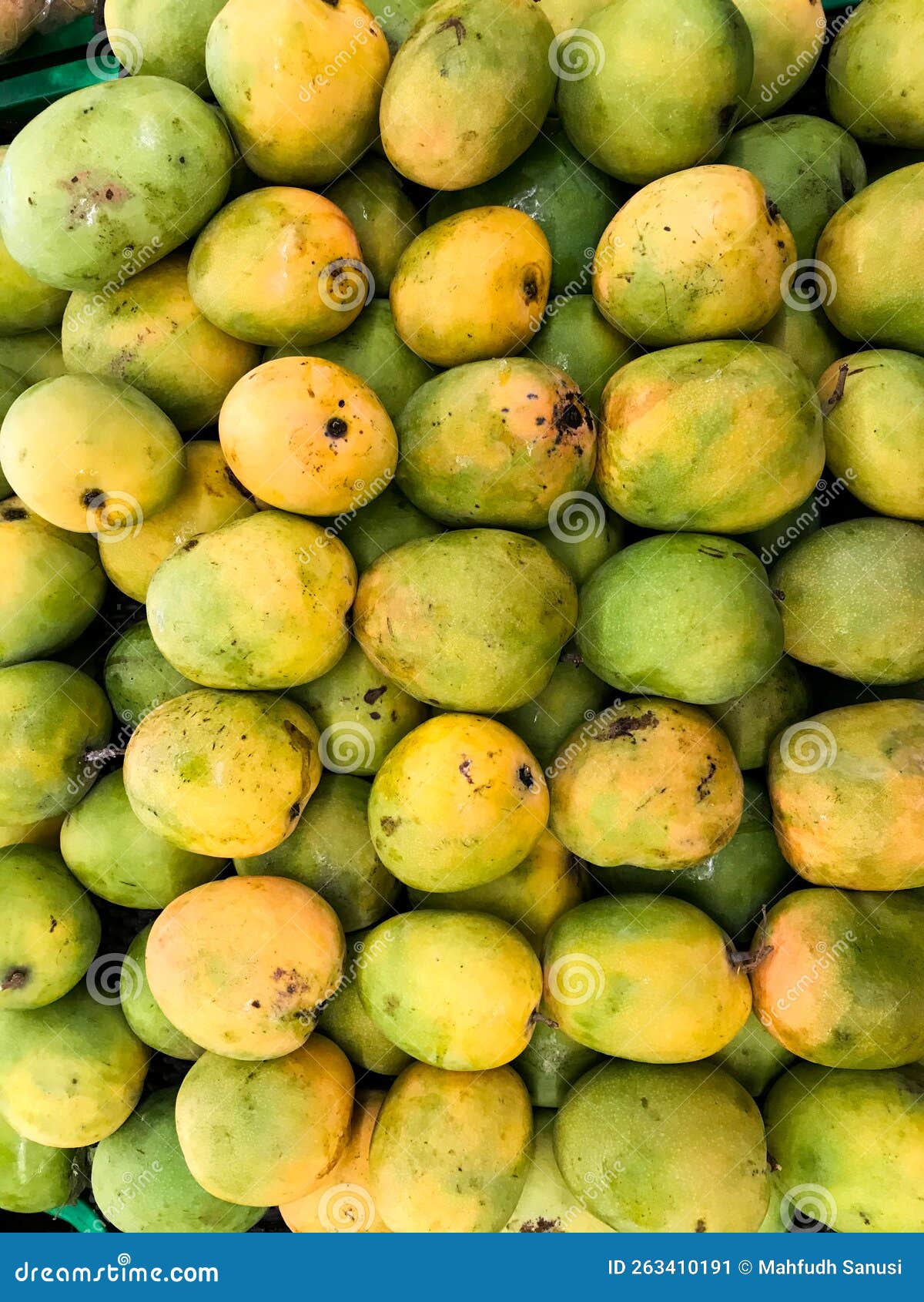 A Collection of Ripe Mangoes on Display at the Market Stock Image ...