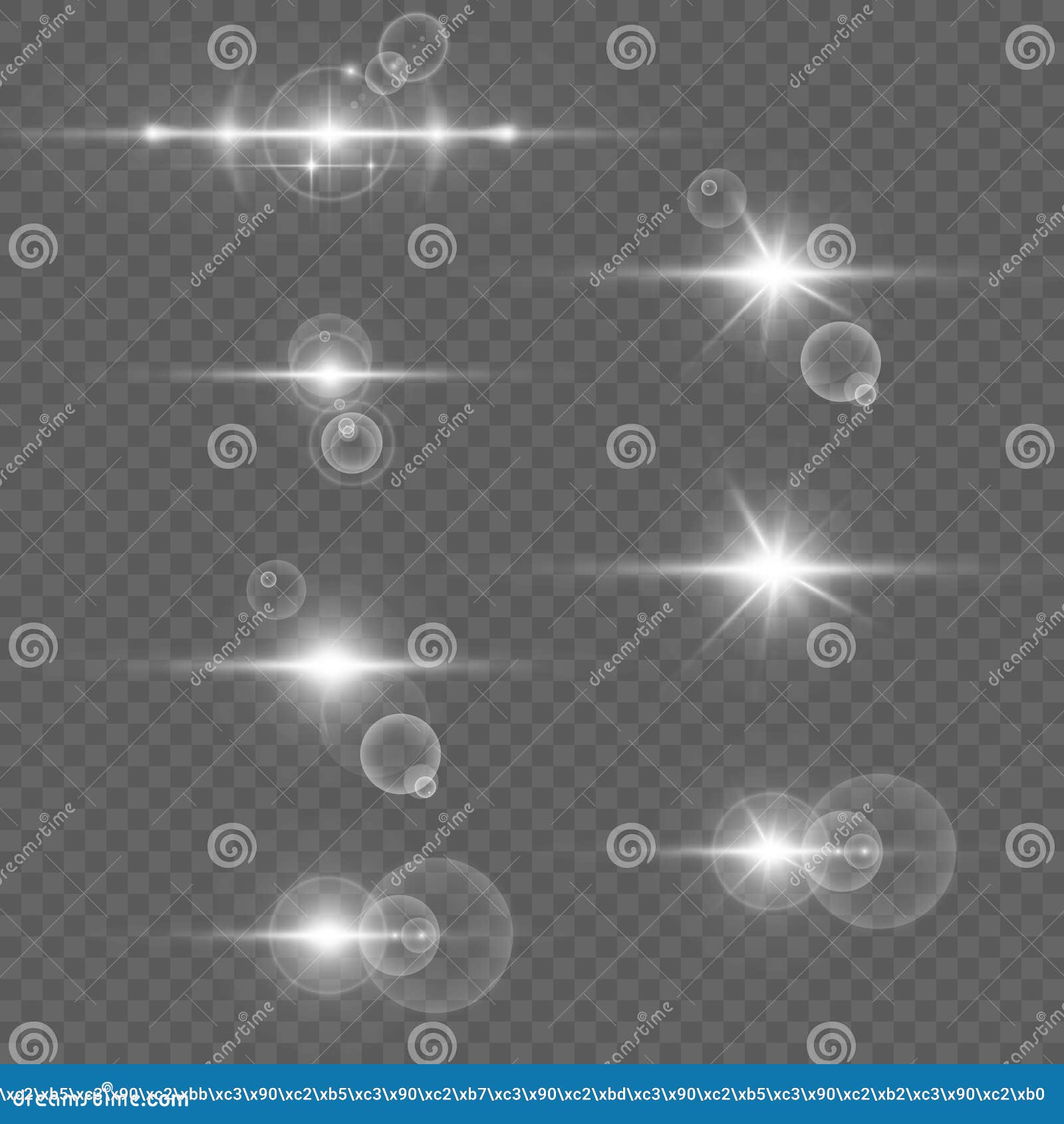 Lense Flare Light Effect Vector Illustration | CartoonDealer.com #125757382