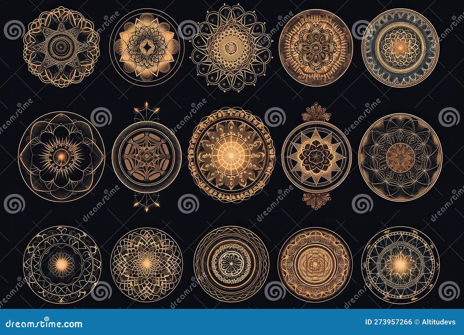 Collection Of Sacred Geometry And Mandalas With Each Design Unique
