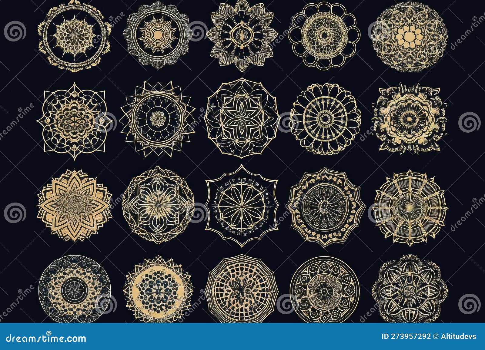 Collection of Sacred Geometry and Mandalas, with Each Design Unique ...