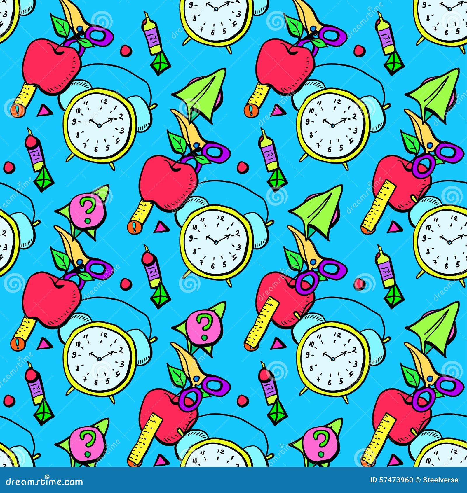 Collection of School Subjects. Stock Vector - Illustration of ...