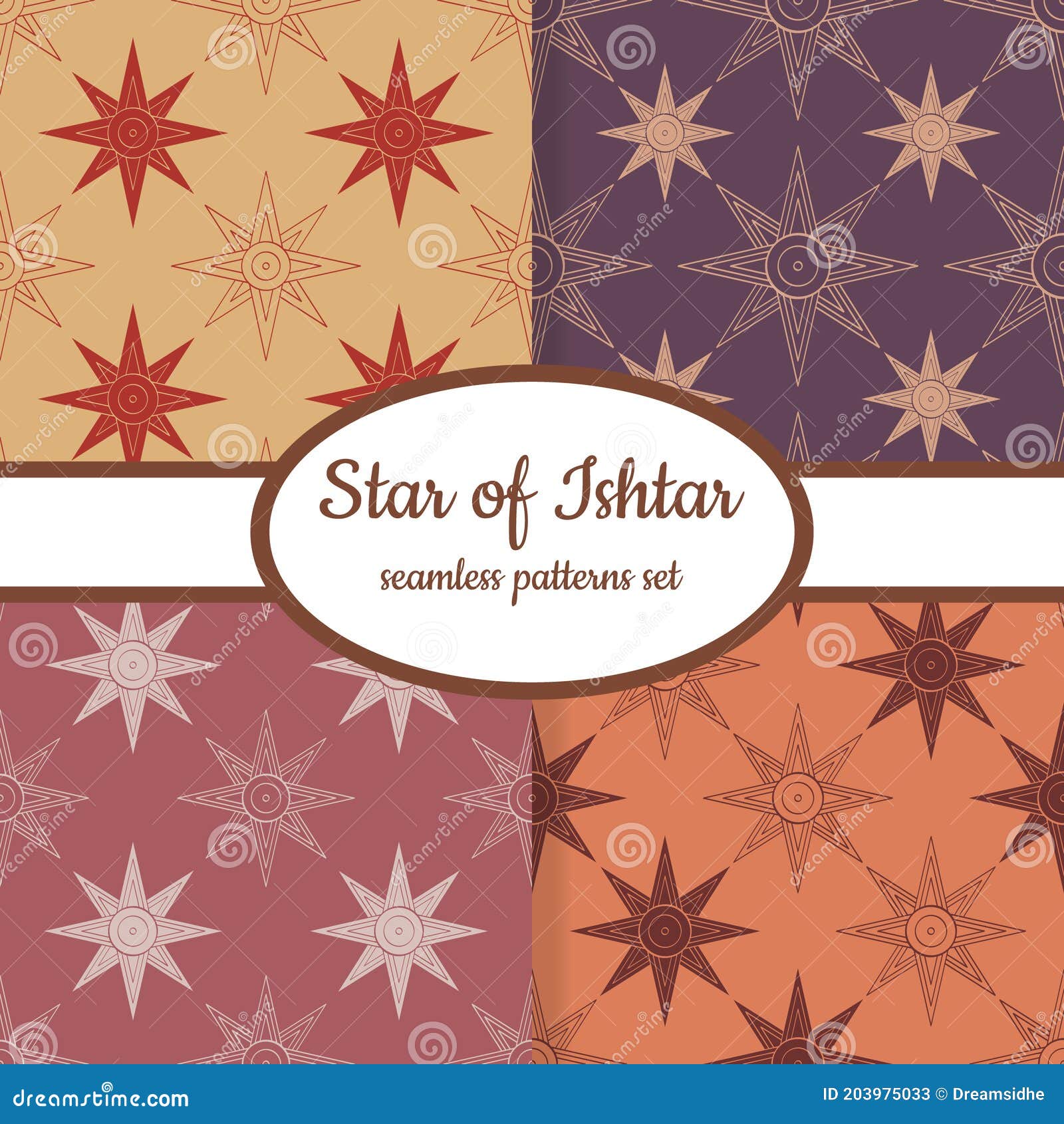 Star Of Ishtar Symbol Royalty-Free Cartoon | CartoonDealer.com #152918198