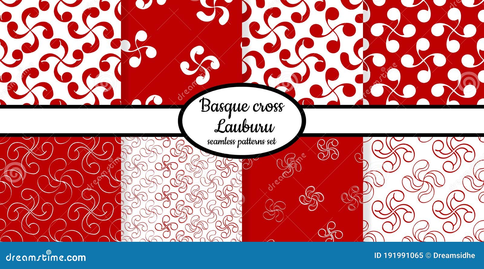 Lauburu Or Basque Cross Symbol Icon In A Black Circle Royalty-Free ...