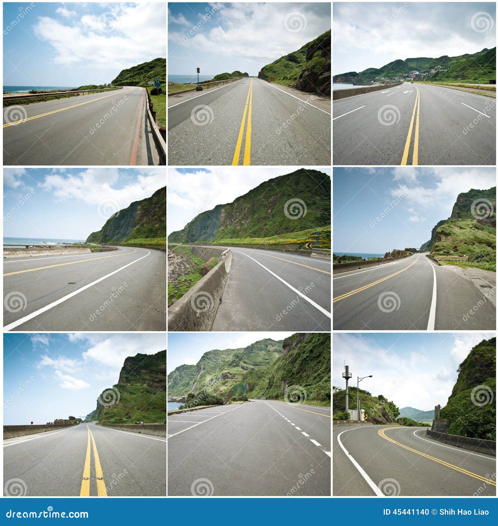 Collection of seaside Road stock photo. Image of trip - 45441140