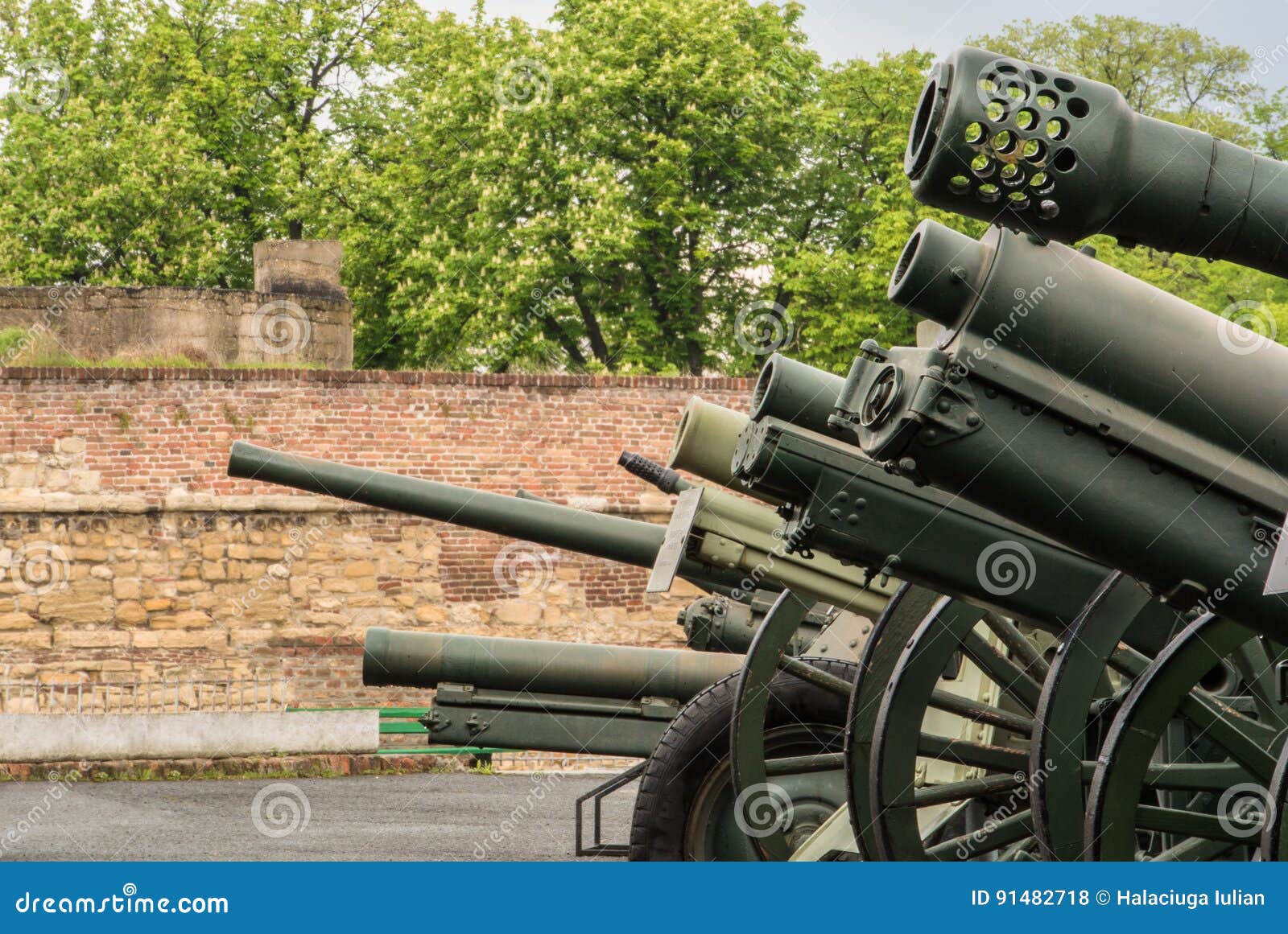 Collection of Second World War Cannons at the Belgrade Military ...