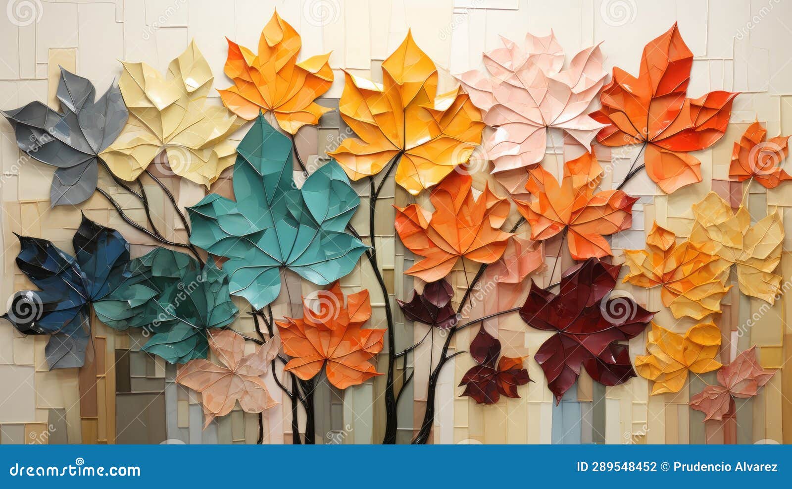 Set of autumn leaves stock illustration. Illustration of vegetable ...